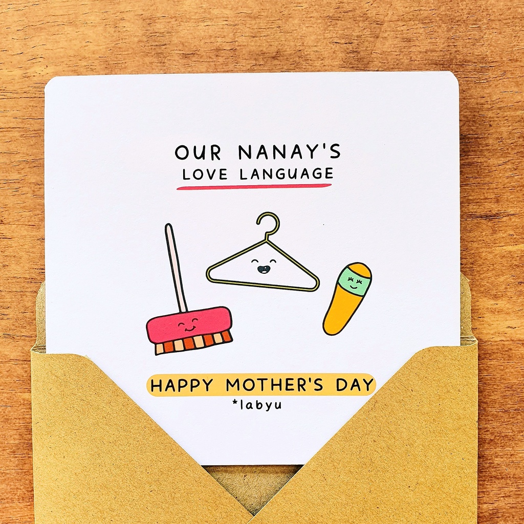Mother's Day Card Birthday Card for Mother Mama Mommy Mom Nanay - Nanay ...