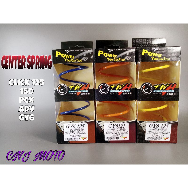 TWH CENTER SPRING-GY6 125 FOR CLICK, ADV, PCX, GY6 | Shopee Philippines