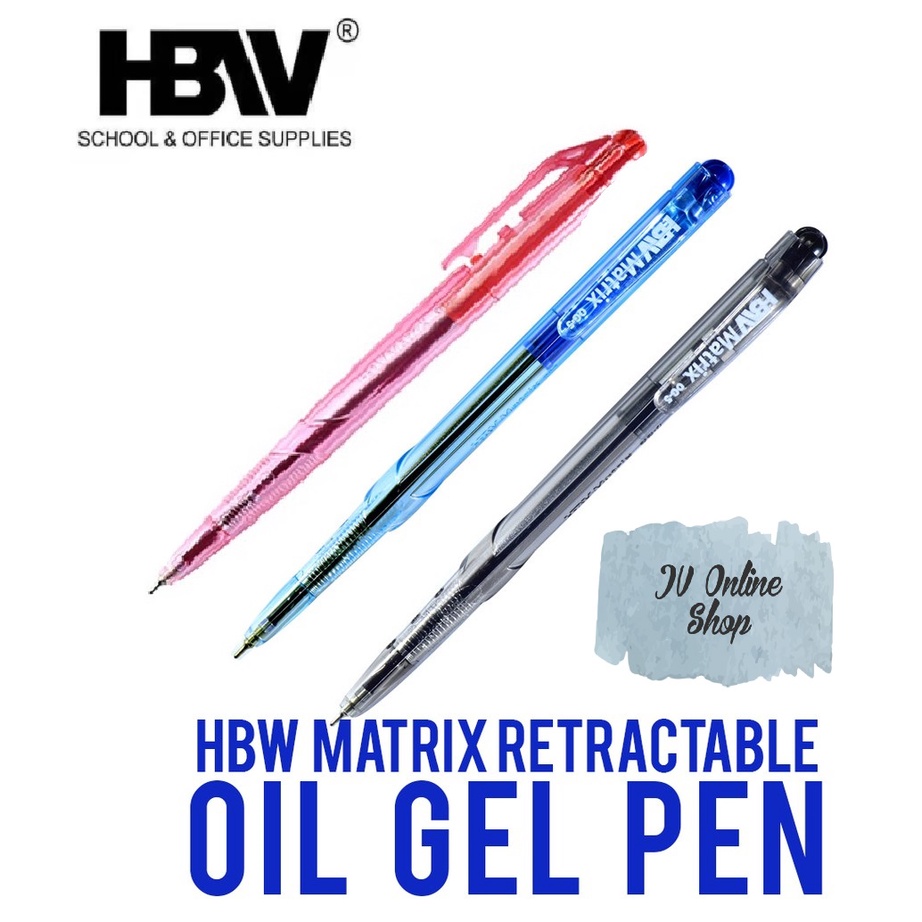HBW Matrix Retractable Ballpen Sold per pc | Shopee Philippines