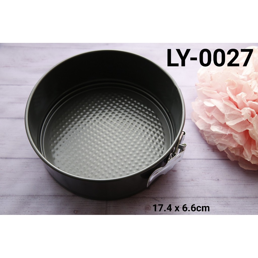 LY-0027 Round removable teflon pan for tiramisu cheese cake | Shopee ...