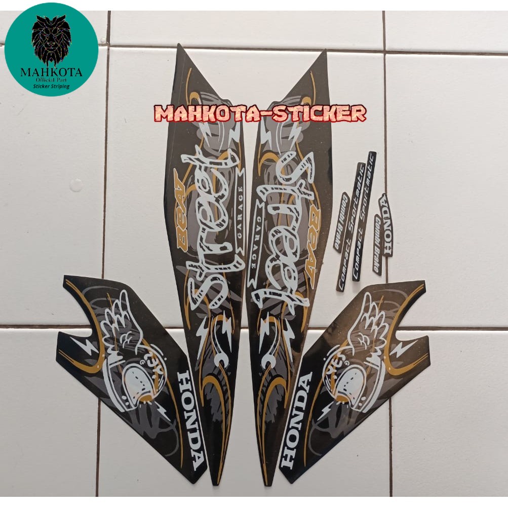 Honda beat street new 2022 Quality Striping Stickers, Crown Stickers ...