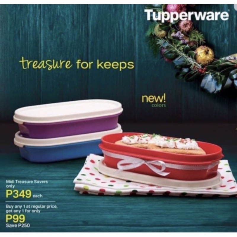 Tupperware midi treasure food container 300mL | Shopee Philippines