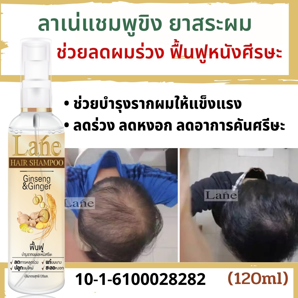 Lane Hair Growth Shampoo Long Ginseng And Ginger Formula Reduce Fall ...