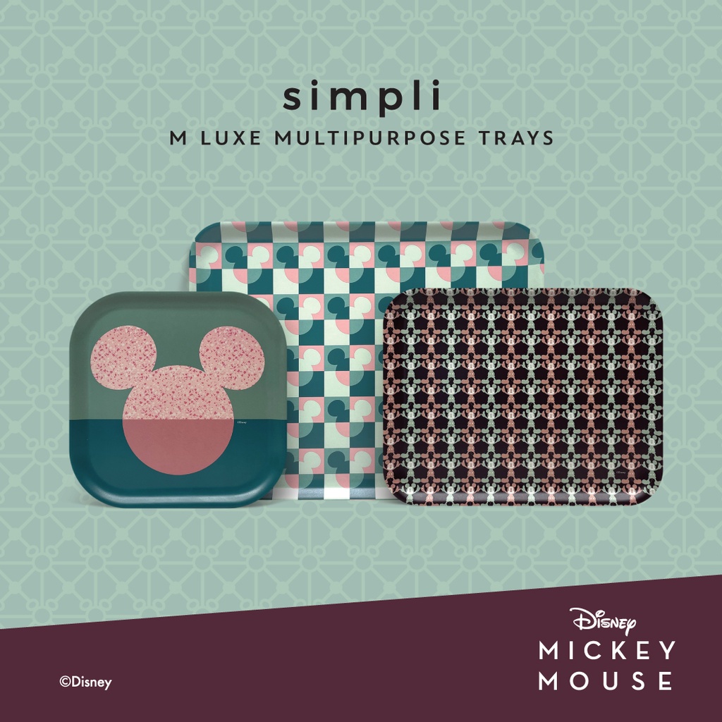 Simpli x Disney Mickey Multipurpose Trays (Set of 3) | Shopee Philippines