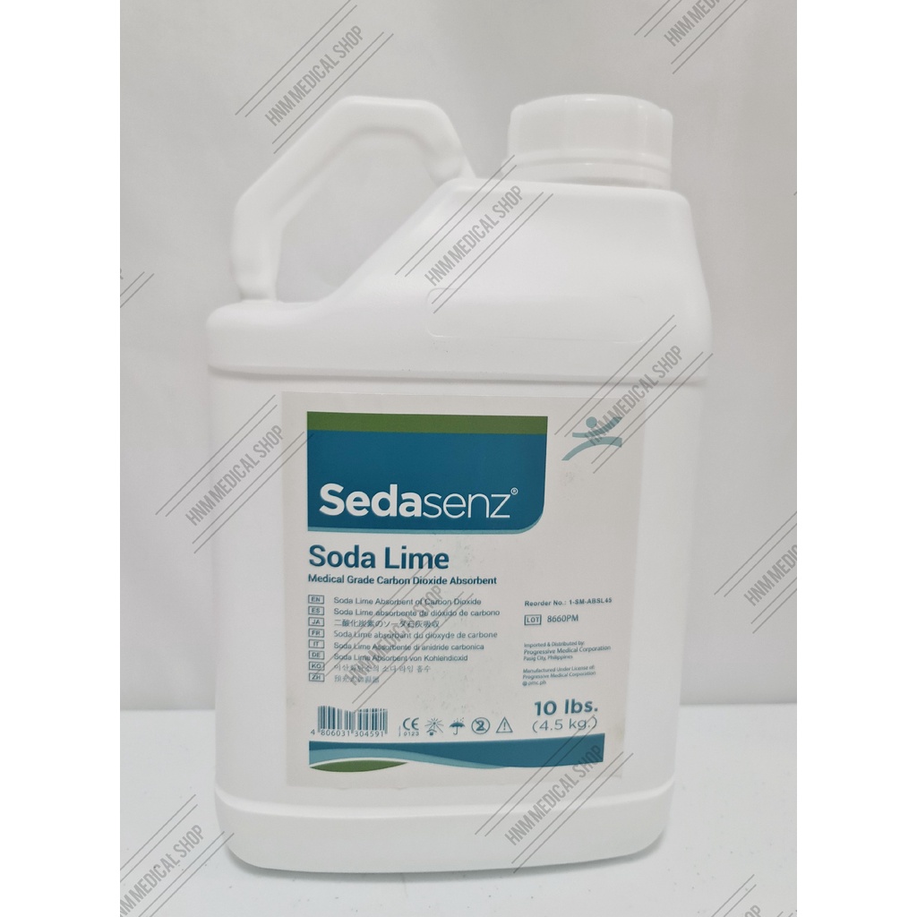 Soda Lime Medical Grade Carbon Dioxide Absorbent Sedasenz 4.5kg/10lbs ...