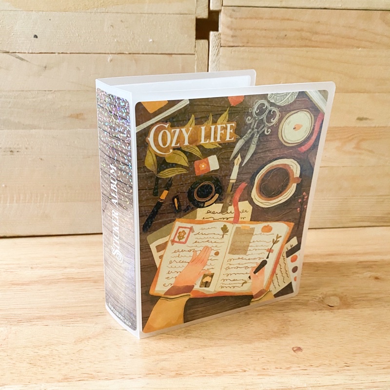 Cozy Album, Vintage Album, Sticker Album, Pocket File, Sticker Binder ...