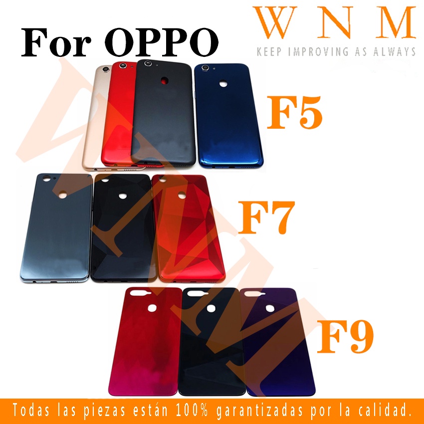 Back Battery Cover Housing For OPPO F5 A73 F7 A3 F9 / A7X with LOGO ...