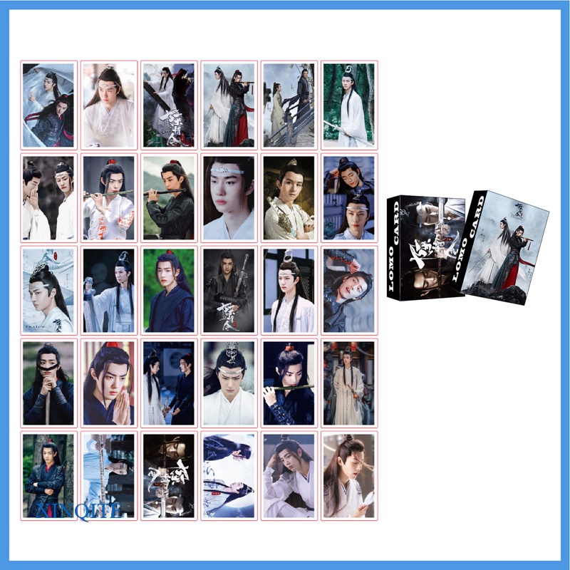 XINQITE 30 Sheets/Set New Chen Qing Ling LOMO Card Mini Postcard Xiao ...