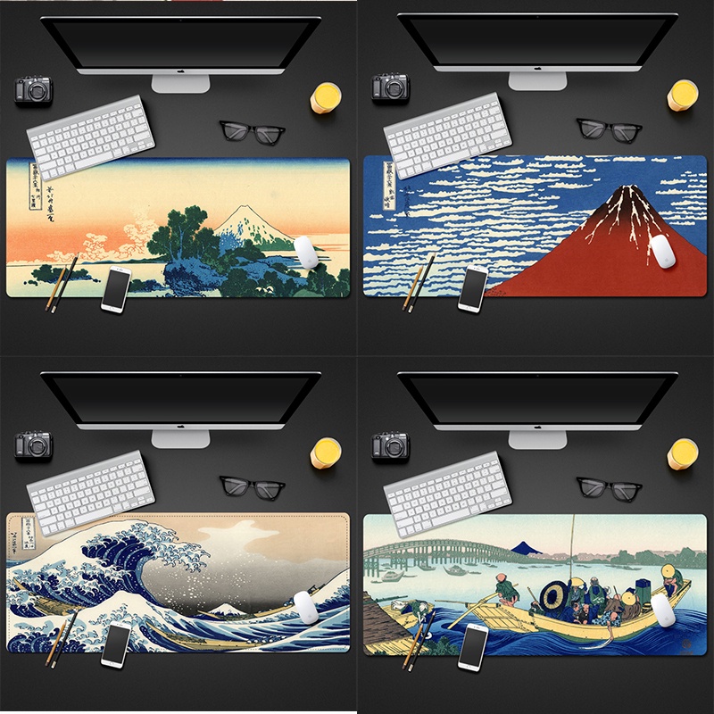 Japan Famous Mount Fuji Mouse Pad 90x40cm Anime XXL Gaming Padmouse ...