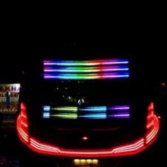 Drl RGB Truck Bus RGB Trunk Lights 24Volt 2 Rows 150 Cm R178 | Shopee ...