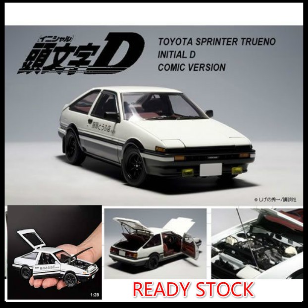MINIAUTO Toyota AE86 Trueno 1:28 Die Cast Model diecast Initial D ...