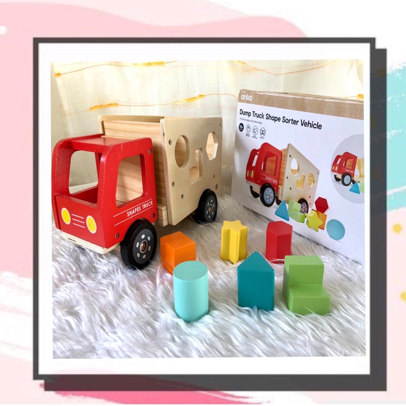 Dump Truck Shape Sorter Vehicle | Shopee Philippines