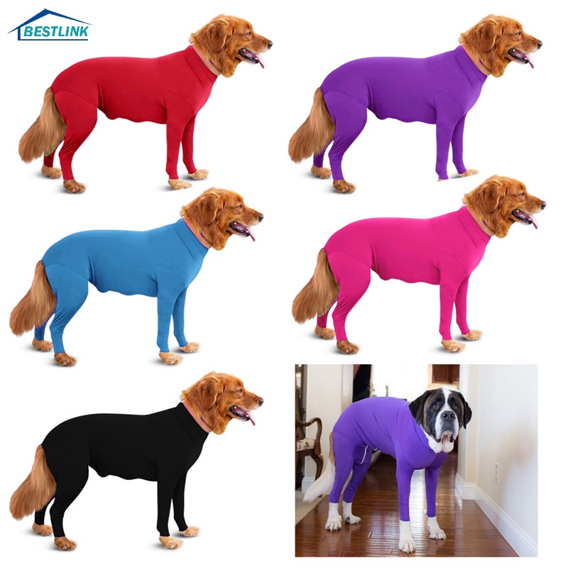 BL Big Dog Pajamas Winter Pet Clothes Warm Tight Dogs Clothing Medium ...