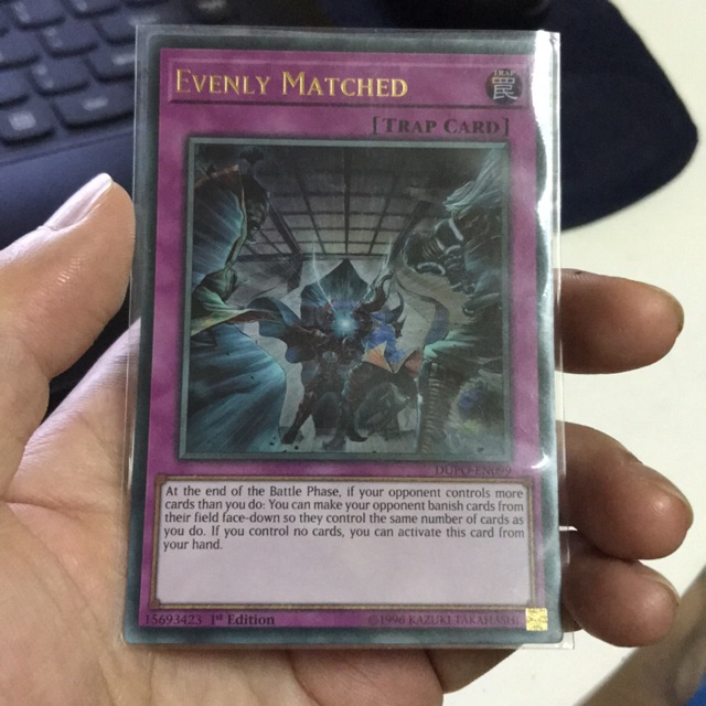 Yugioh Card! Evenly Matched (UR) | Shopee Philippines
