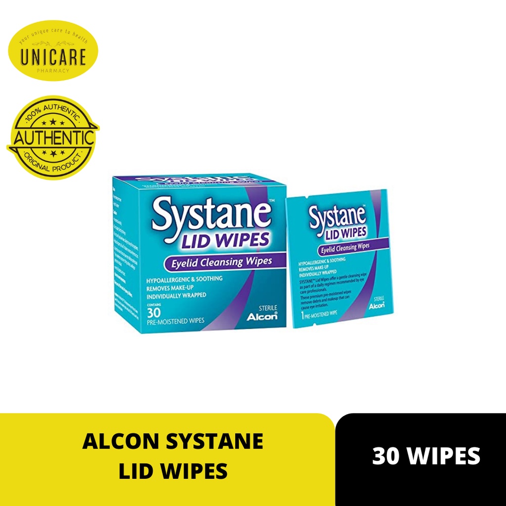 ALCON SYSTANE LID WIPES (30 WIPES) | Shopee Philippines