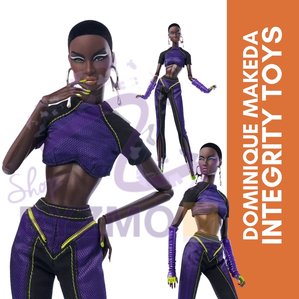Adrenaline Rush Dominique Makeda Integrity Toys Fashion Royalty Barbie ...