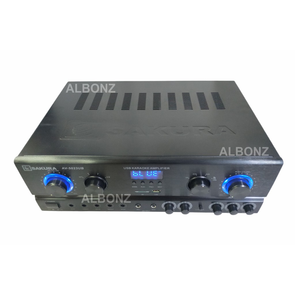 USB Karaoke Amplifier Sakura AV-5023UB (550W x 2)(ORIGINAL) | Shopee Philippines