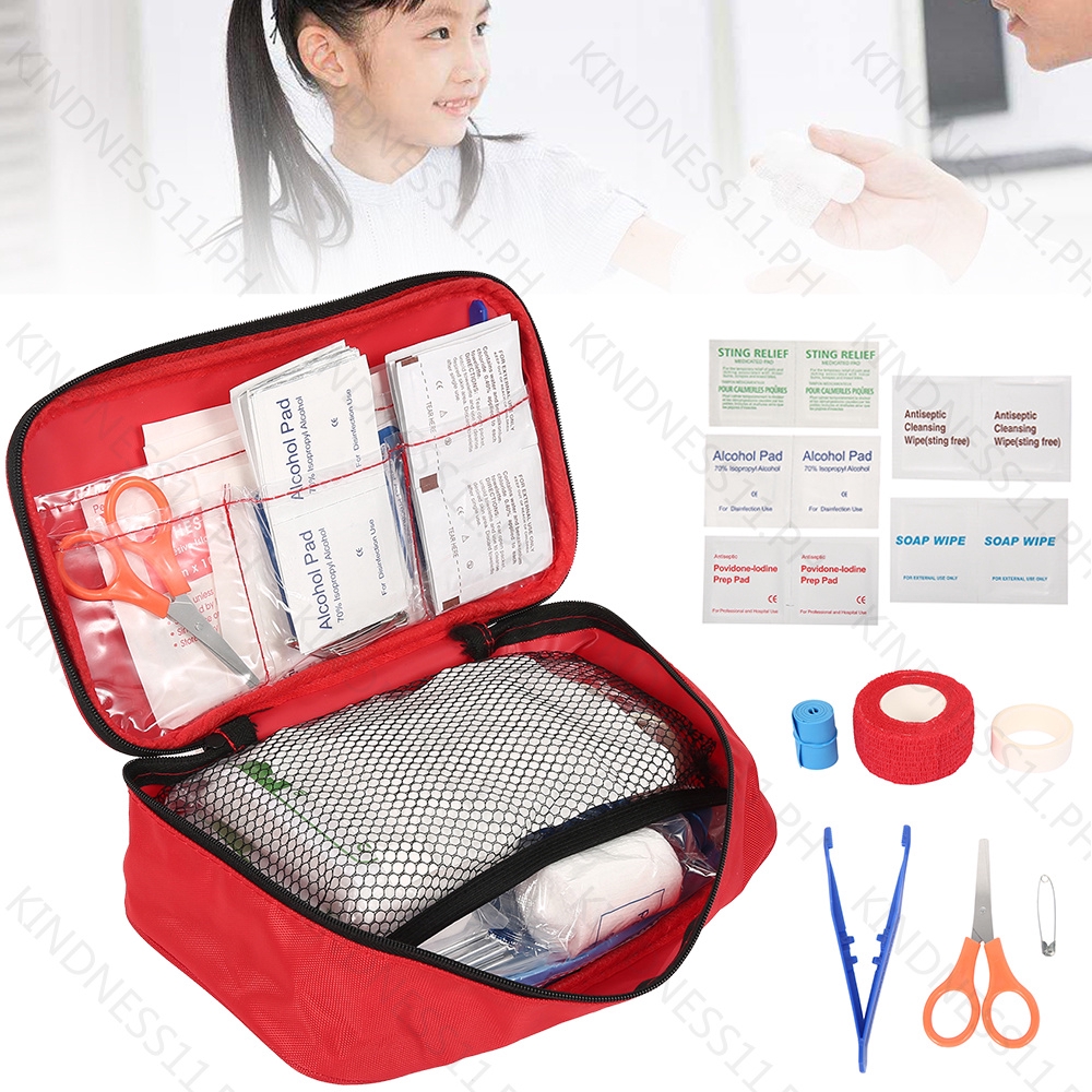 180 PCS First Aid Kit Set Emergency Kit Outdoor Car Family Medical Kit ...