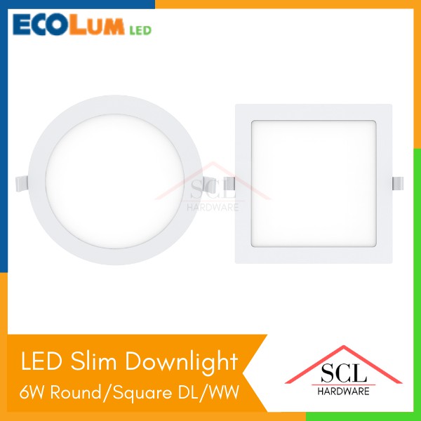 FIREFLY ECOLUM LED Recessed Slim Downlight 6W | Shopee Philippines