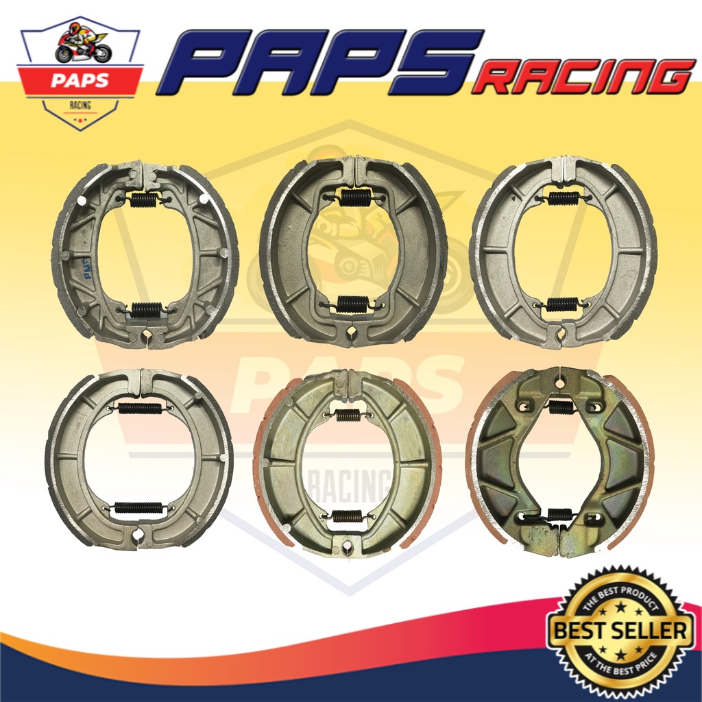 MOTORCYCLE BRAKE SHOE (BS) XRM/WAVE/CG125/C100/TMX/DT125/RS/HD3/CT100 ...