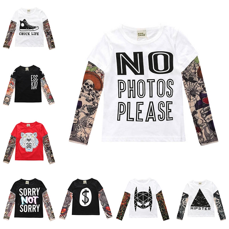 Children Hip Hop Rock Tshirt Toddler Toddler Baby Kids Boys T-Shirt ...