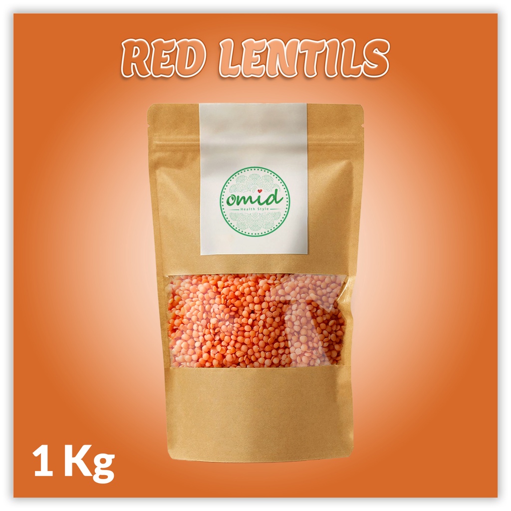 MERAH 1kg - Organic Red Lentils | Red Lentils Beans | Shopee Philippines