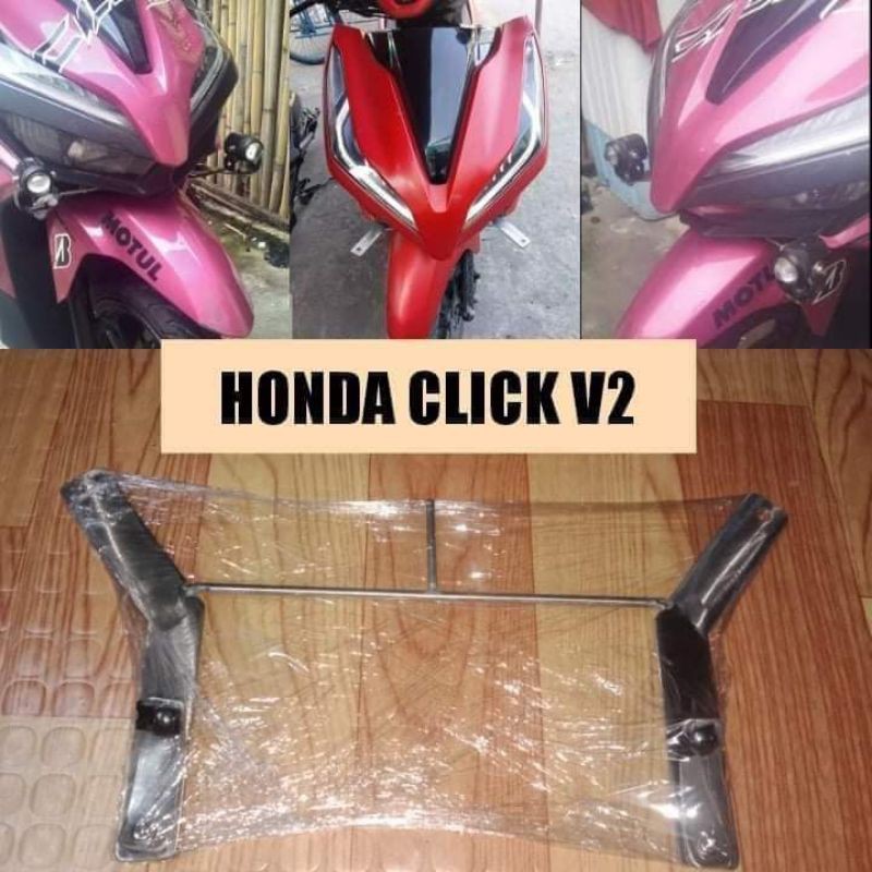 Honda Click 125 Mini Driving Light Bracket (pure stainless) | Shopee ...