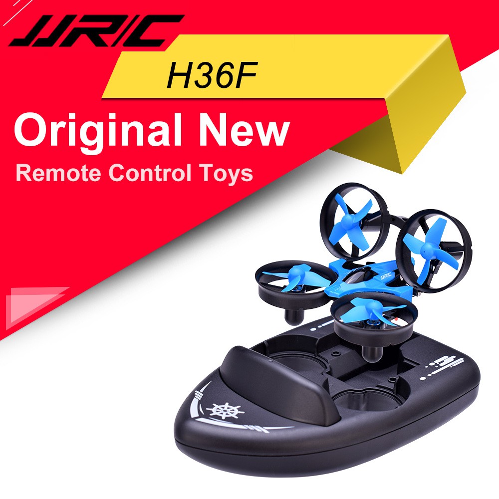 Original JJRC H36F 2.4G Vehicle Drone Boat 3in1 Multifunction Remote ...