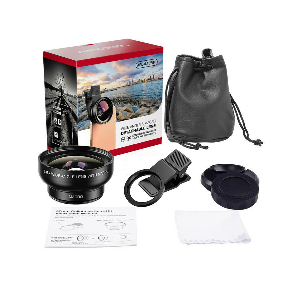 APEXEL HD Optic camera lens 52mm UV Grad Blue Red Color Filters+CPL ND ...