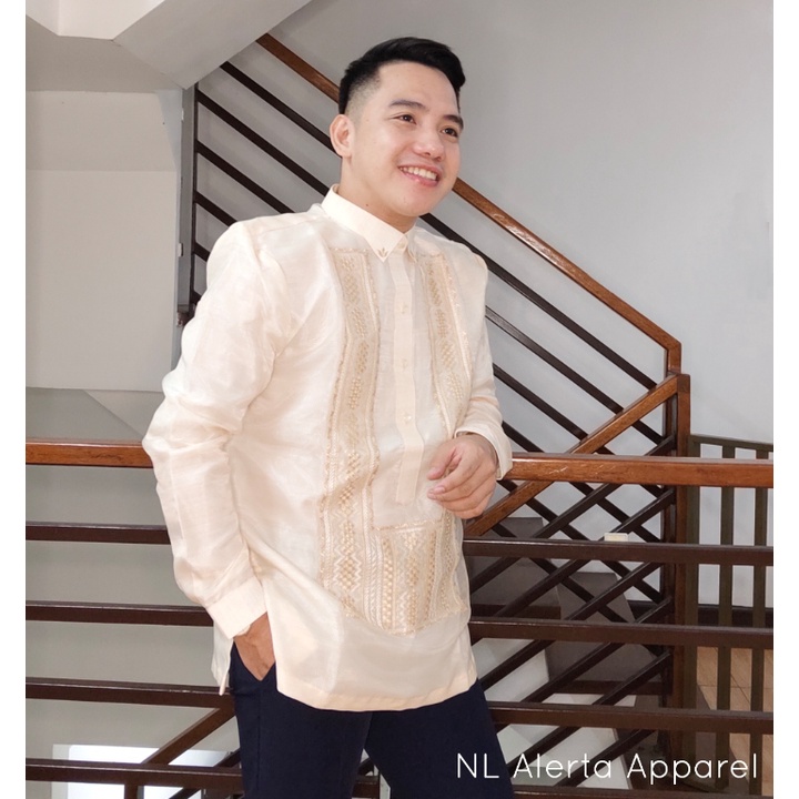 MODERN BARONG PURE EMBROIDERED FOR MEN | Shopee Philippines