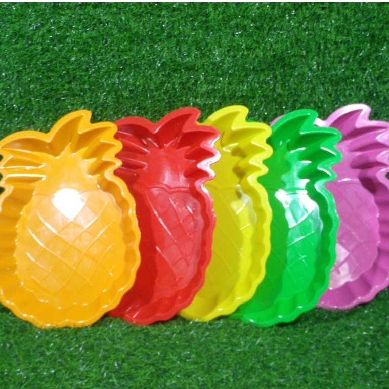 DYNA WARE 6628-Beautiful Pineapple Design Plastic Plate/Pinggan (random) | Shopee Philippines