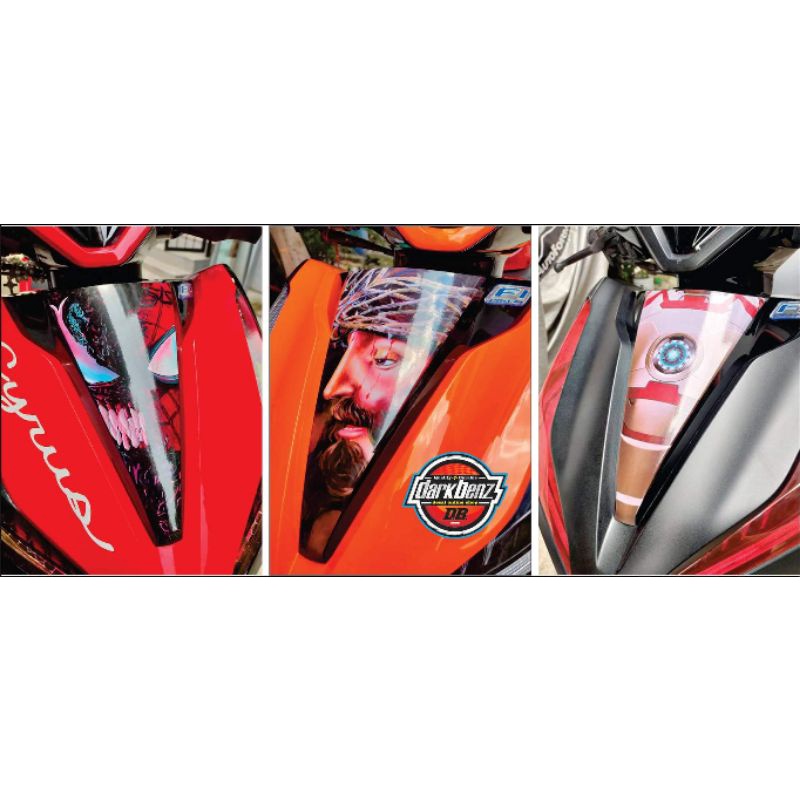 C-Series Design Front Panel Sticker for Honda Click Game Changer ...
