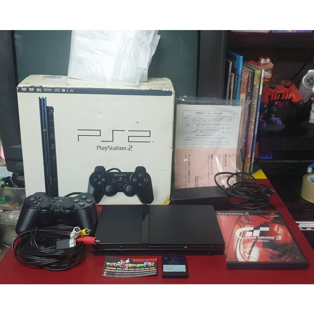 Sony PlayStation 2 Slim Console Complete (SCPH-70000 CB) with Box ...
