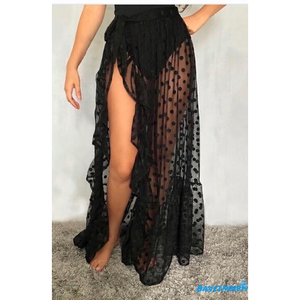 BAY-Women´s Beach High Waist Beach Sheer Wrap Mini Skirt | Shopee Philippines