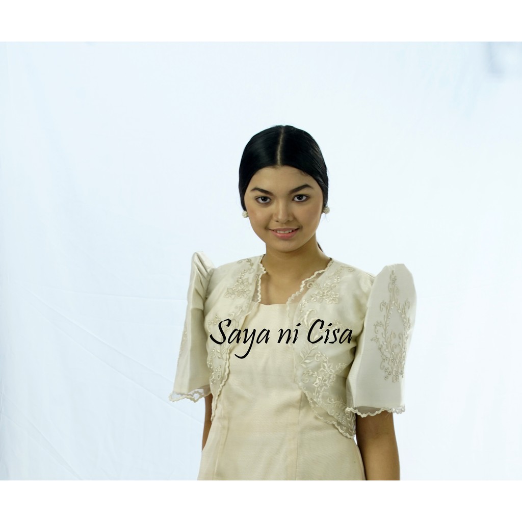 Mestiza Bolero Embroidered | Shopee Philippines