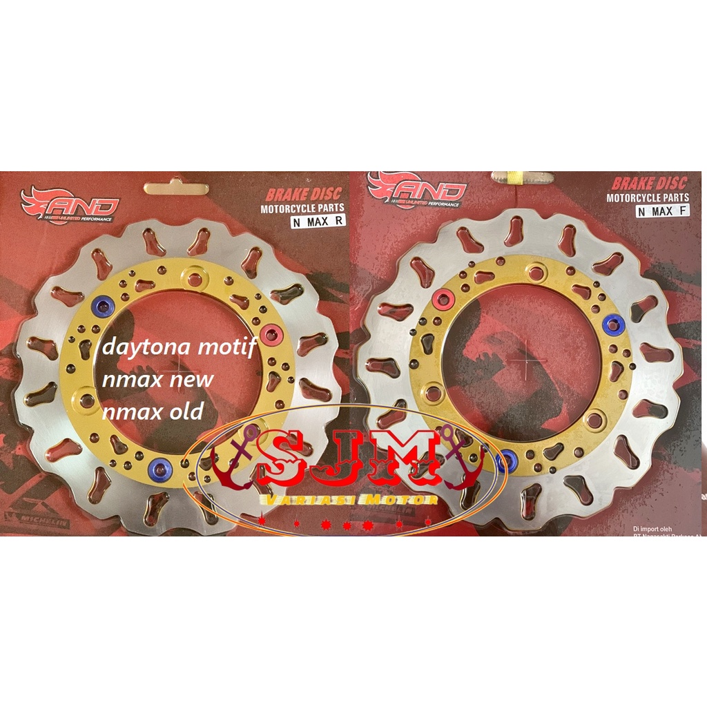 DISC SET FRONT REAR NMAX NEW-NMAX OLD 155CC DISC SET FRONT REAR YAMAHA ...