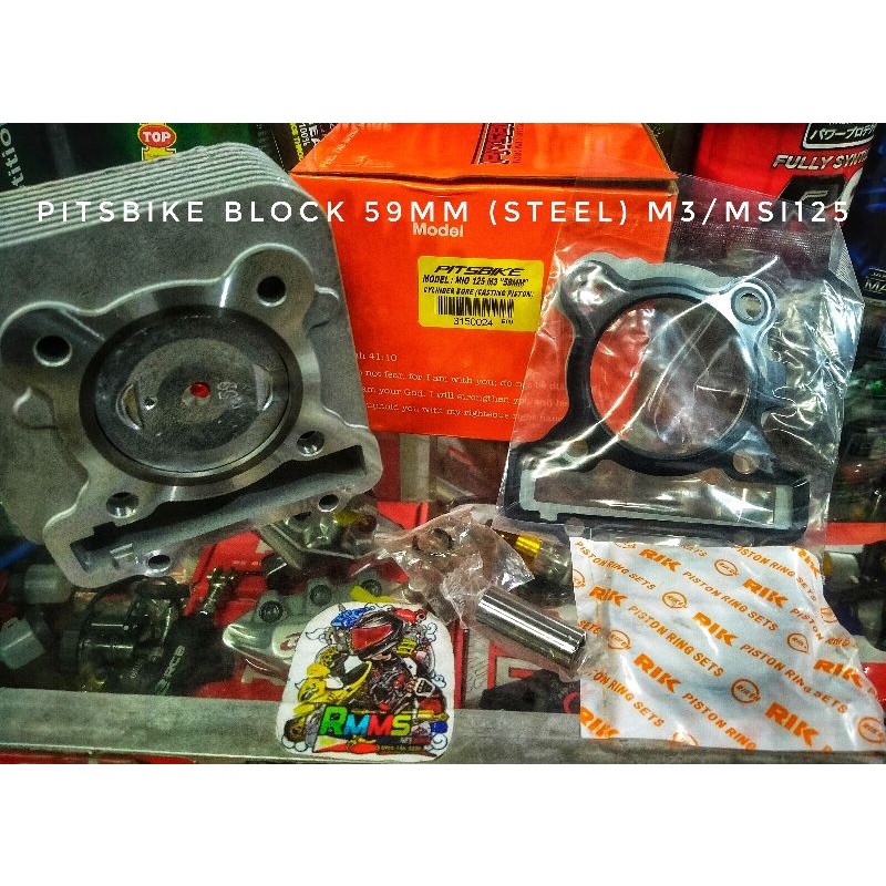 pitsbike block 59mm for mio i 125(m3)/ mio soul i 125 | Shopee Philippines