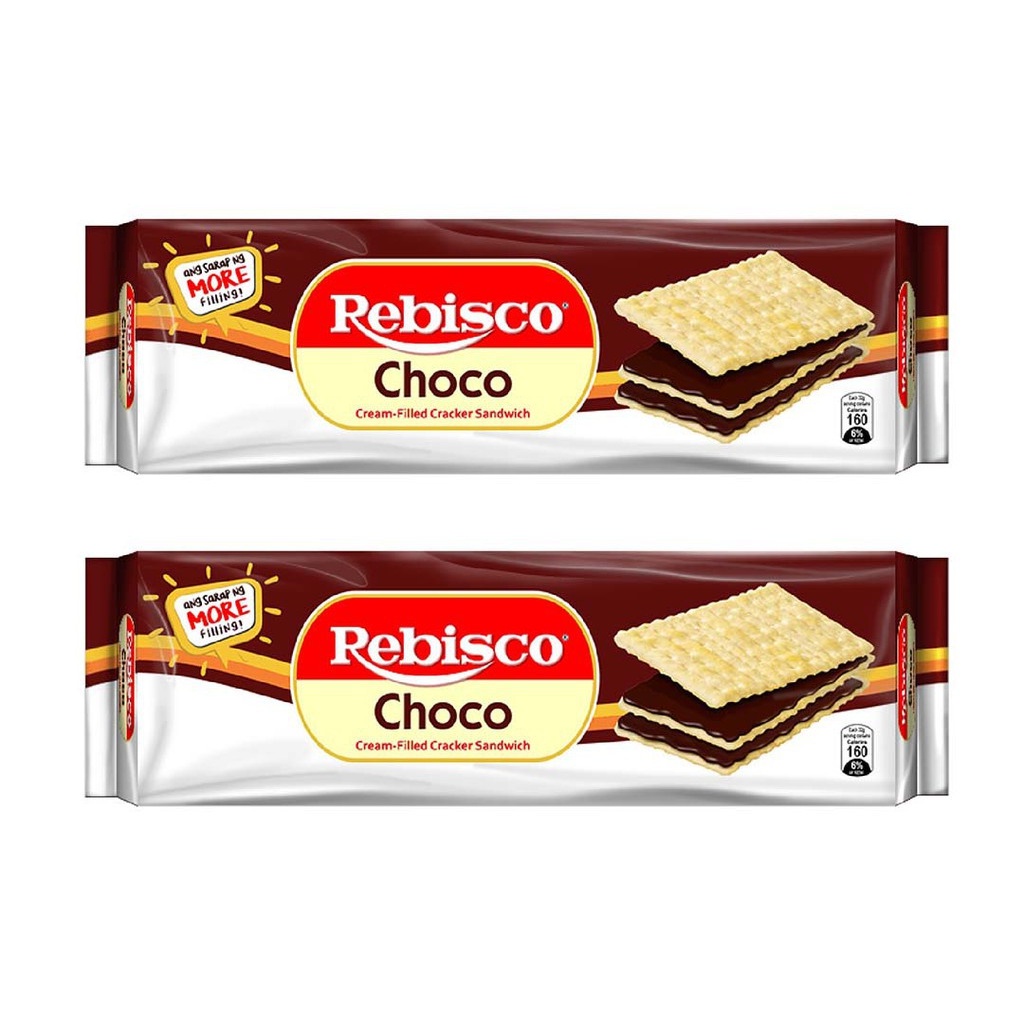 Rebisco Sandwich Choco 10pcs 32g Set of 2 | Shopee Philippines