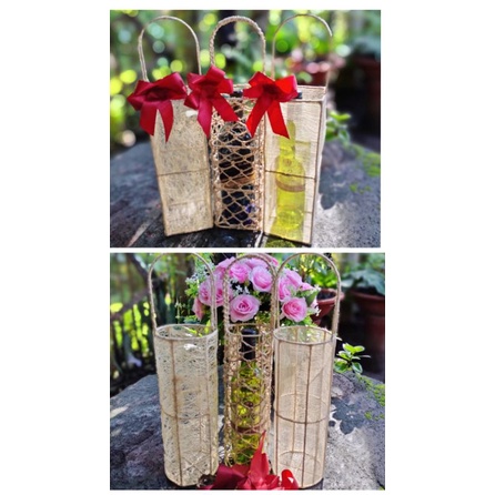 Abaca Basket for Wine | Shopee Philippines