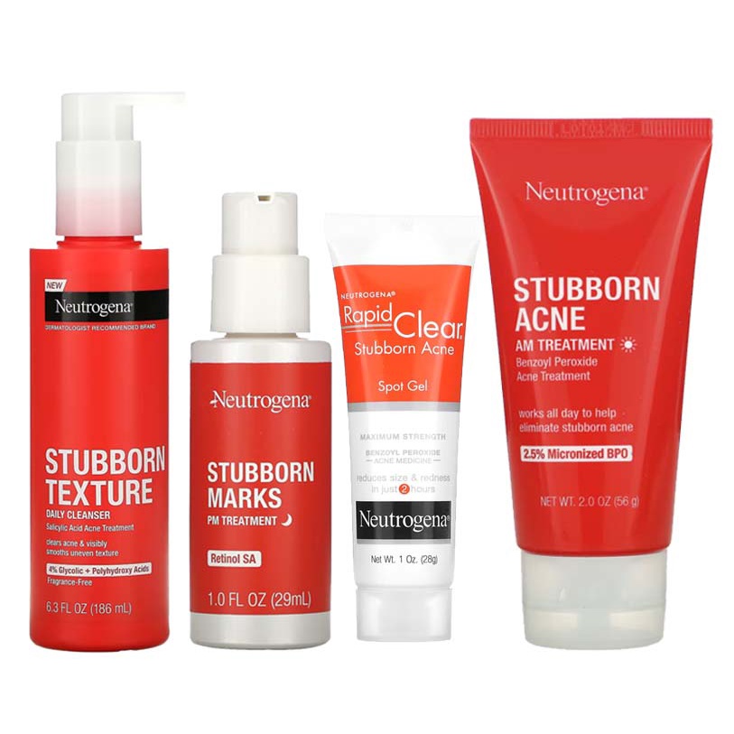 Neutrogena Stubborn Acne Treatment Texture Daily Cleanser On the Spot ...