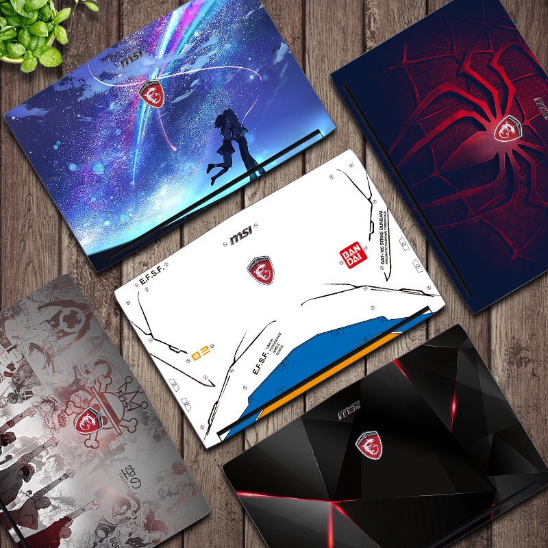 MSI 15.6 Inch GF63 GE62 Computer Sticker GP62 Shell Protective Film ...