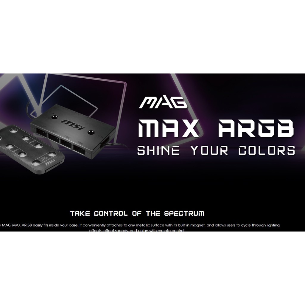 Msi Argb Control Box With Remote Shopee Philippines