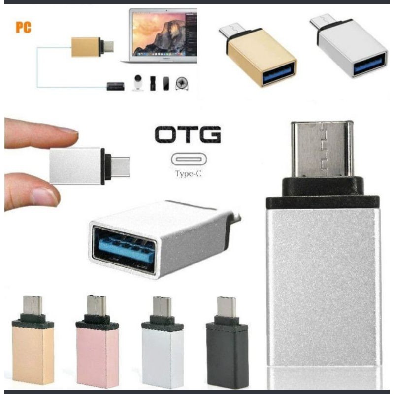 OTG Type C To USB/ OTG Type C (Iron) | Shopee Philippines