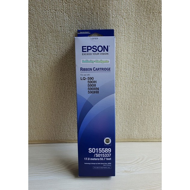 Genuine Epson Ribbon Cartridge for LQ-590 LQ-590H LQ-590II LQ-590IIN LQ ...