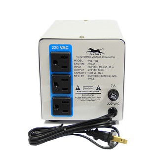 Panther AVR 1000W Relay Type Automatic Voltage Regulator PVE-1000 PC ...