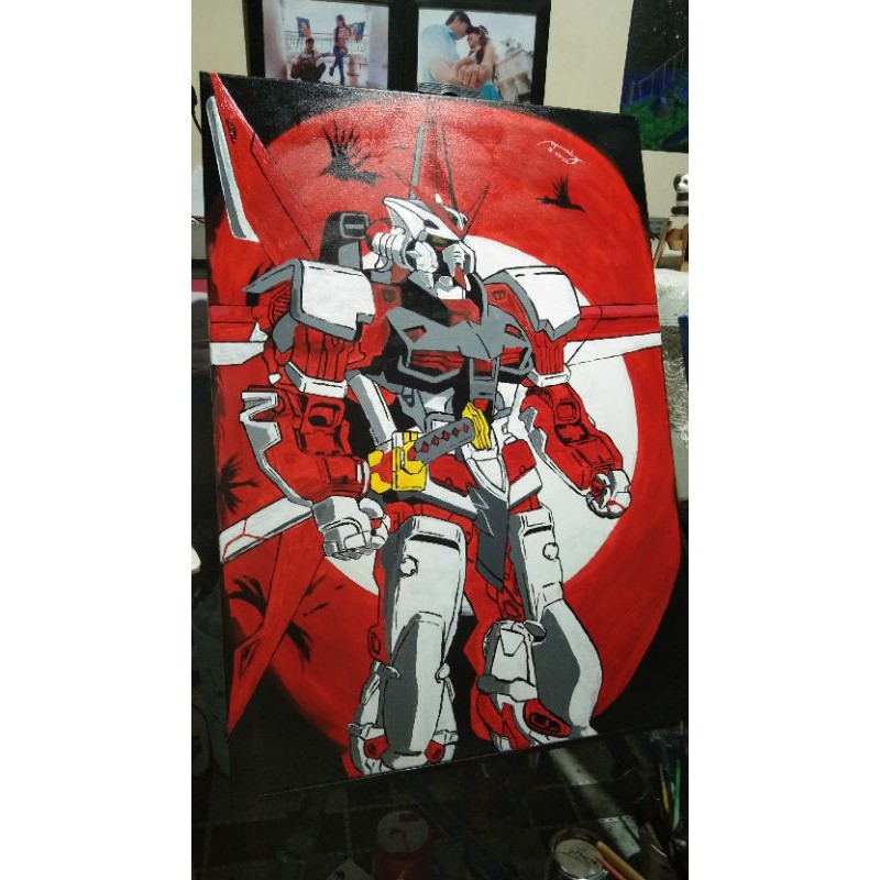 Astray Red Frame Painting | Shopee Philippines