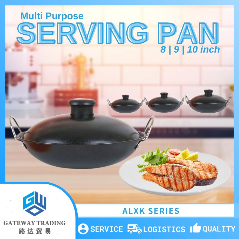 Mini Multi-Purpose Dry Pan with Cover Prefer for Serving Pan | Shopee ...