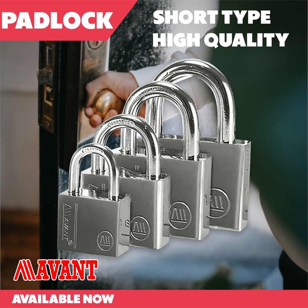 PadLock Short Type World Class Patented Anti-Clip System Heavy Duty and ...