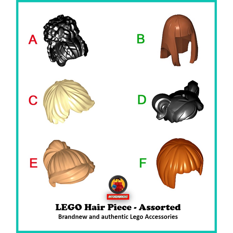 LEGO® Hair Piece - Authentic | Shopee Philippines