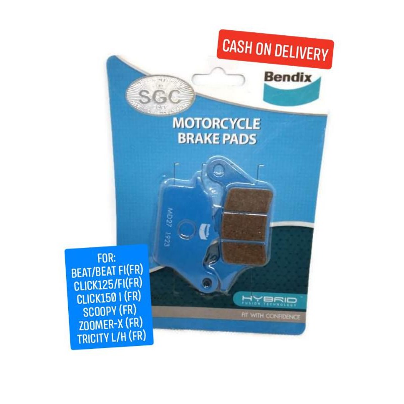BENDIX DISC PAD (BEAT,SCOOPY,CLICK) | Shopee Philippines